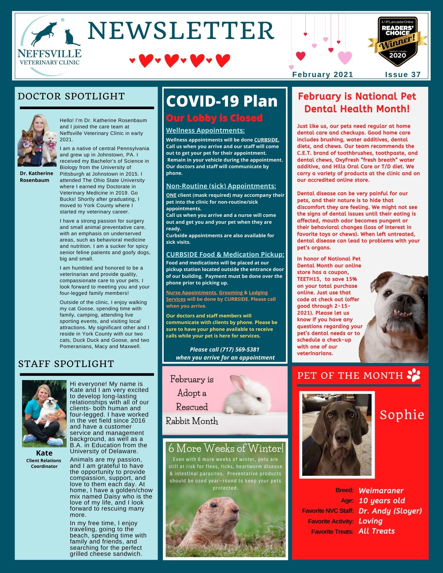 February Newsletter | Neffsville Veterinary Clinic